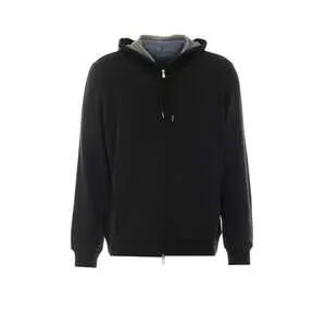 Brunello Cucinelli Zip Up Hoodie - Black