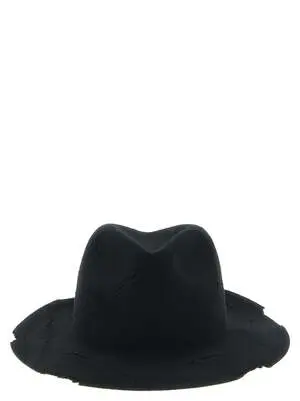 Yohji Yamamoto Cut-out Hat - Black