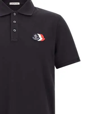 Moncler Triple Logo Polo Shirt