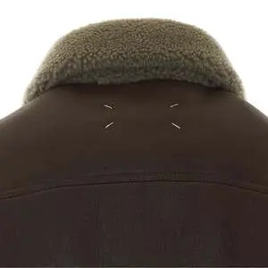 MAISON MARGIELA Waxed Shearling Jacket