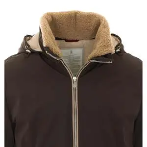 Brunello Cucinelli Down Jacket - Brown