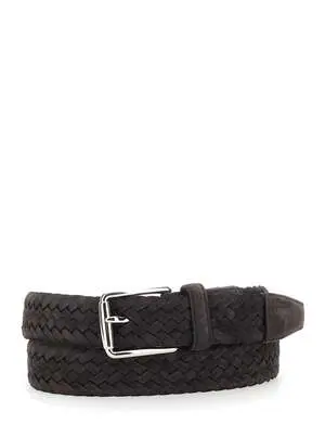 TOD'S Suede Intreccio Belt - Multicolor