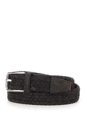 TOD'S Suede Intreccio Belt - Multicolor