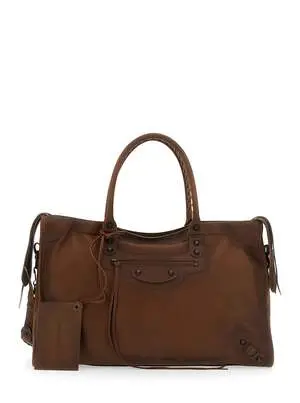 Balenciaga Le City Bag Lvintage Goat Leather Br - Multicolor