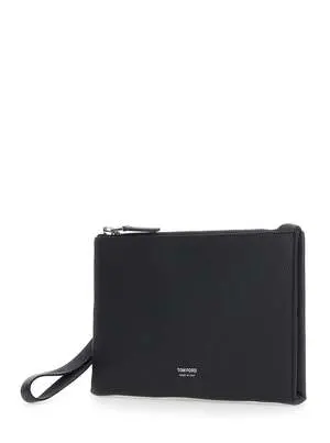 TOM FORD Zip Metal Leather