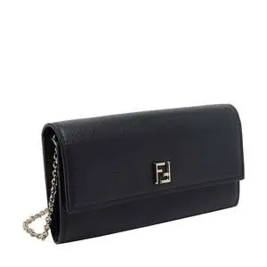 Fendi Ff Continental Wallet With Chain