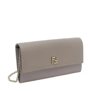 Fendi Ff Continental Wallet With Chain