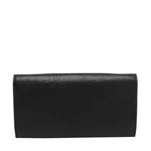 Fendi Continental Wallet On Chain Tube With Ff Baguette Logo