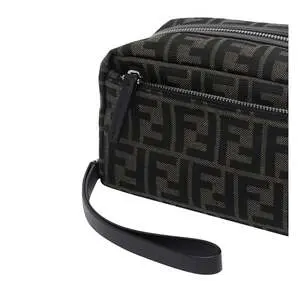 Fendi Small Ff Logo Double Zip Beauty Case