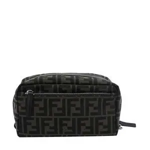 Fendi Small Ff Logo Double Zip Beauty Case