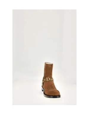 Dior Bolt Suede Boots - Multicolor