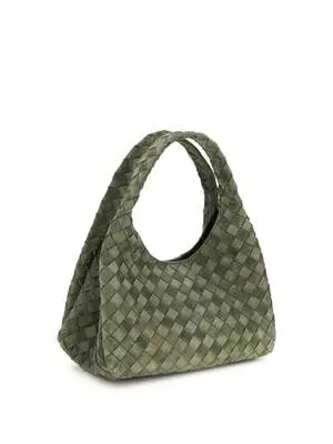 Bottega Veneta Small Campana Shoulder Bag - Green