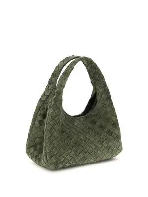 Bottega Veneta Small Campana Shoulder Bag - Green
