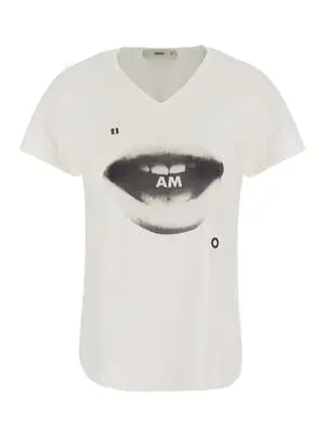 Fendi Ti Amo Print T-shirt - White