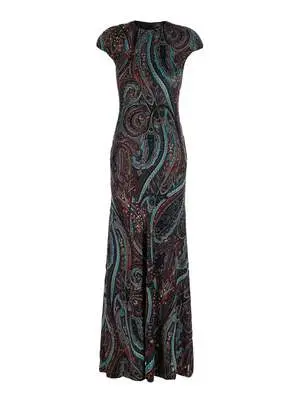Etro Long Dress With All-over Print