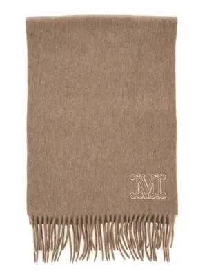 Max Mara Wsdalia Is A Beige Scarf In Tech Fabric And - Cream