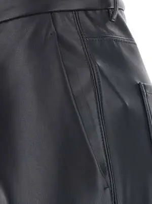 Max Mara S Sospiro Pants With Pockets And Visible Hems In Blue