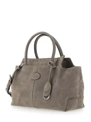 TOD'S Handbag 'shopping Di Bag Small' With Gray Leather Details For - Multicolor