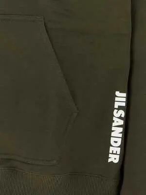 JIL SANDER Olive Cotton Sweatshirt