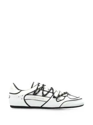Dolce & Gabbana Low-top Sneaker In Beck Calfskin And Nappa Calfskin - White