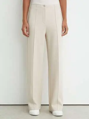 REISS Layla Petite Lyocell-wool Wide-leg Joggers