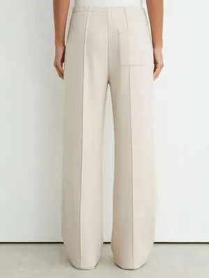 REISS Layla Petite Lyocell-wool Wide-leg Joggers