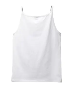 Versace Logo Embroidered Tank Top - White
