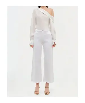 Simkhai Signature Alice Cold Shoulder Top