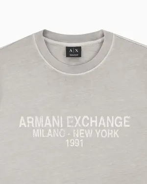 Armani Exchange Logo-print Crew-neck T-shirt