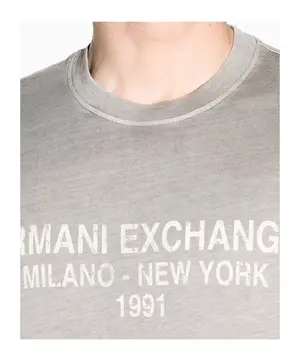 Armani Exchange Logo-print Crew-neck T-shirt