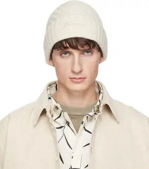 Jacquemus Logo-embroidered Beanie