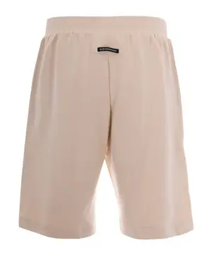 EA7 Mesh Panel Shorts With Drawstring Waist