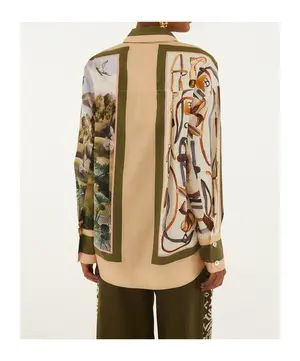 Farm Rio Long Sleeve Graphic Shirt