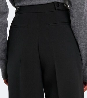 THE FRANKIE SHOP Doyer Pleated Wide-leg Trousers