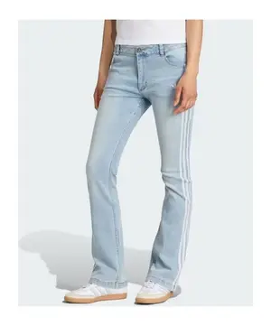ADIDAS ORIGINALS Flared Jeans With Signature Stripes