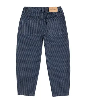 BOBO CHOSES Pinstriped Pleated Trousers - Navy Blue