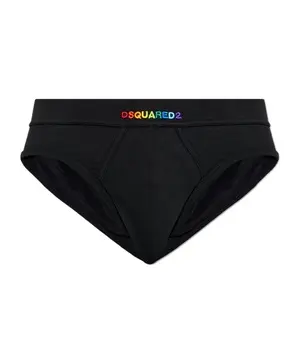 Dsquared2 Logo Briefs - Black