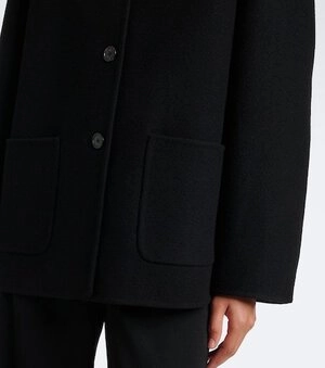 THE ROW Quintus Wool And Cashmere Blend Jacket - Black