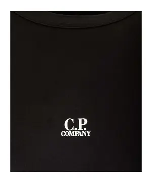 C.P. COMPANY Logo Printed Crewneck T-shirt