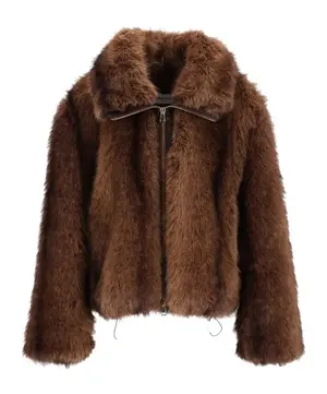 Faux Fur Collars with Tie Closures