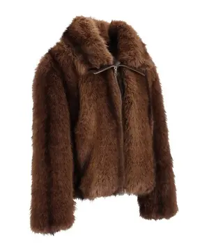 AL DUCA DAOSTA 1902 Faux Fur Jacket With Zip Closure