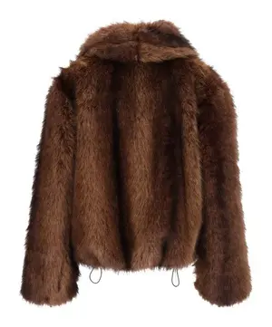AL DUCA DAOSTA 1902 Faux Fur Jacket With Zip Closure
