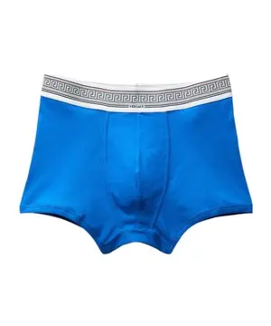 Versace Logo Waistband Boxer Briefs - Blue