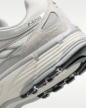 Nike P-6000 Mesh Running Sneakers - Light Bone/pale Ivory/black/sail
