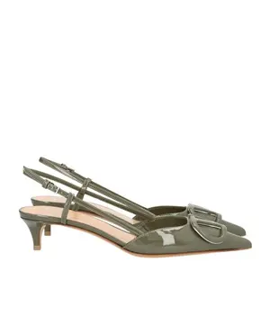 Valentino Garavani Pointed-toe Slingback High-heeled Sandals