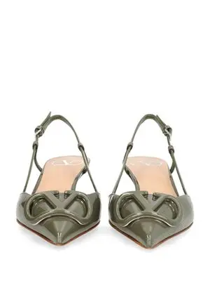 Valentino Garavani Pointed-toe Slingback High-heeled Sandals
