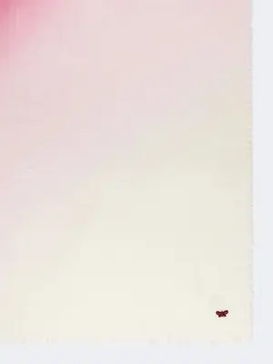 Max Mara Gradient Wool Shawl - Pink