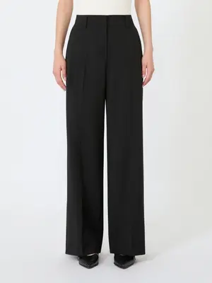 Max Mara Visivo Pressed-crease Wide-leg Trousers