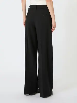 Max Mara Visivo Pressed-crease Wide-leg Trousers