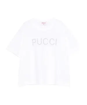 Emilio Pucci Logo Embellished T-shirt